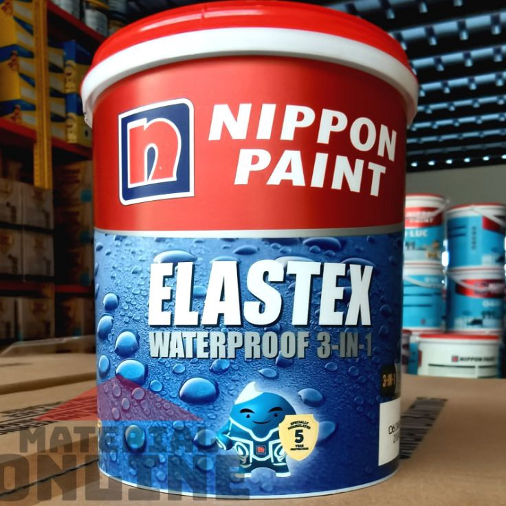 Jual Nippon Elastex Waterproofing Cat Tembok Beton Genteng Pelapis Bocor 1 Kg 1Kg Nippon Paint ...