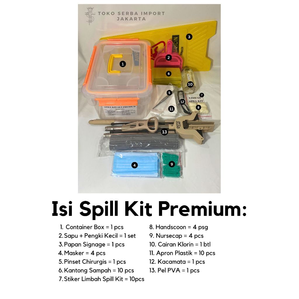Jual SPILL KIT/ APD RUMAH SAKIT - SET PREMIUM | Shopee Indonesia