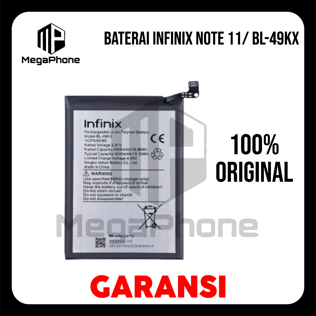 Jual BATERAI INFINIX NOTE 11/ BL-49KX ORIGINAL | Shopee Indonesia