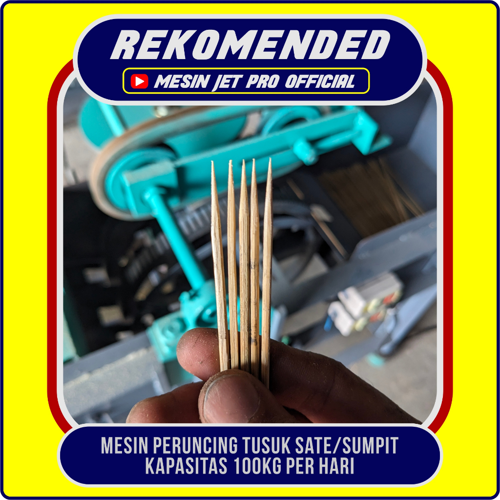 Jual Mesin Peruncing Tusuk Sate Sumpit Tusuk gigi tipe 60A kapasitas ...