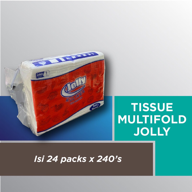 Jual Tissue Jolly Napkin Kuliner 240’s | Shopee Indonesia