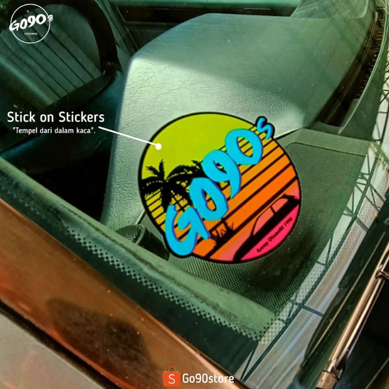 Jual STICKER ORIGINAL GO90s (Tempel dalam kaca) | Shopee Indonesia