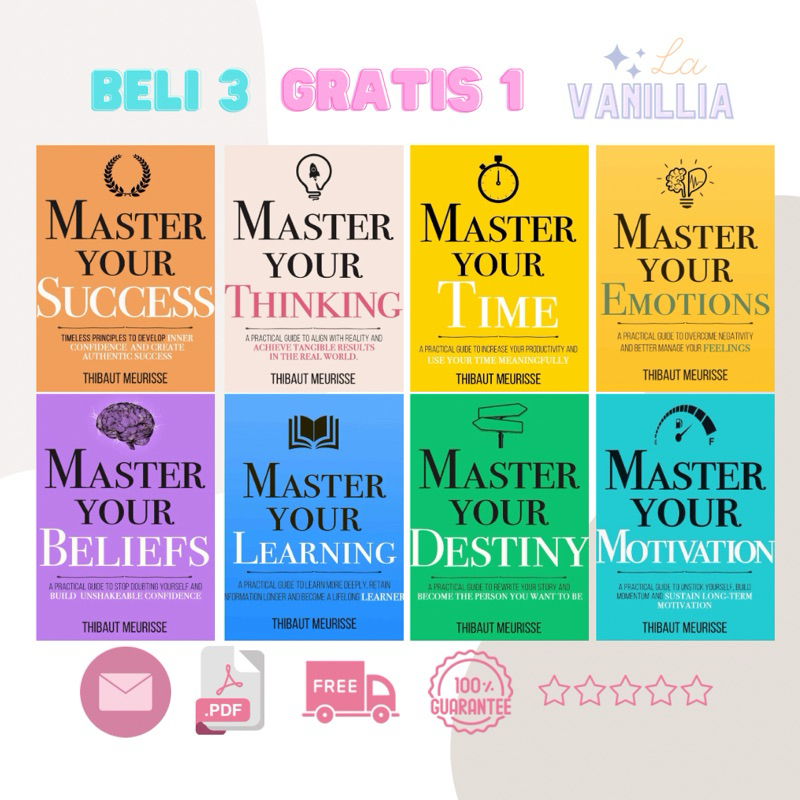 Jual Master Your Success Thinking Time Emotions Belief's Destiny Learning Motivation by Thibaut ...