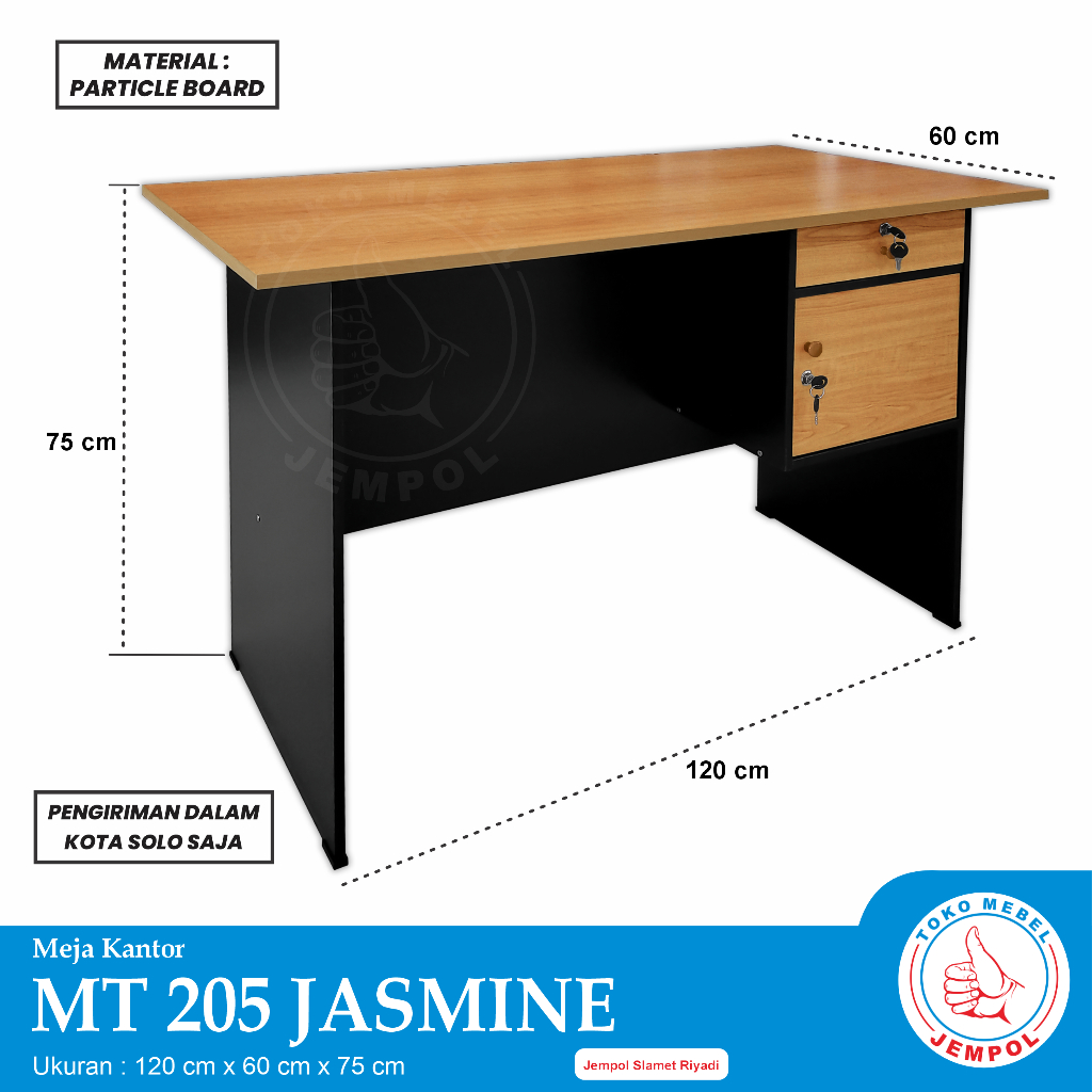 Jual Meja Tulis MT 205 Jasmine / Meja Kasir Minimalis / Meja Kantor ...