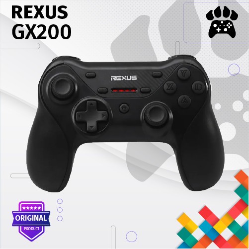 Jual Rexus GX200 Pro Gaming Wireless Gamepad Gladius GX 200 | Shopee ...