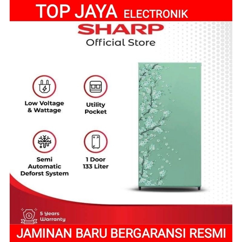 Jual KULKAS SHARP 1 PINTU NEW SERIES BARU BERGARANSI RESMI | Shopee ...