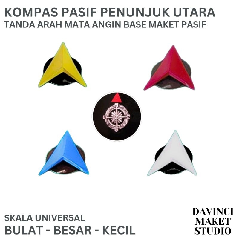 Jual (Pasif) Tanda Arah Mata Angin Penunjuk Utara Maket - Miniatur ...