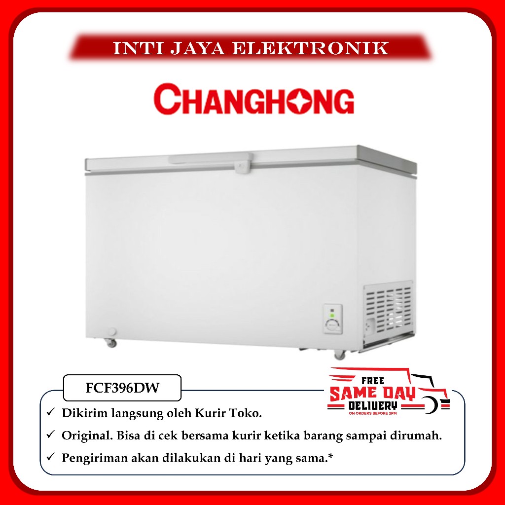 Jual FREEZER BOX CHANGHONG 330 LITER FCF396DW CHANGHONG FCF-396-DW FCF 396 DW | Shopee Indonesia