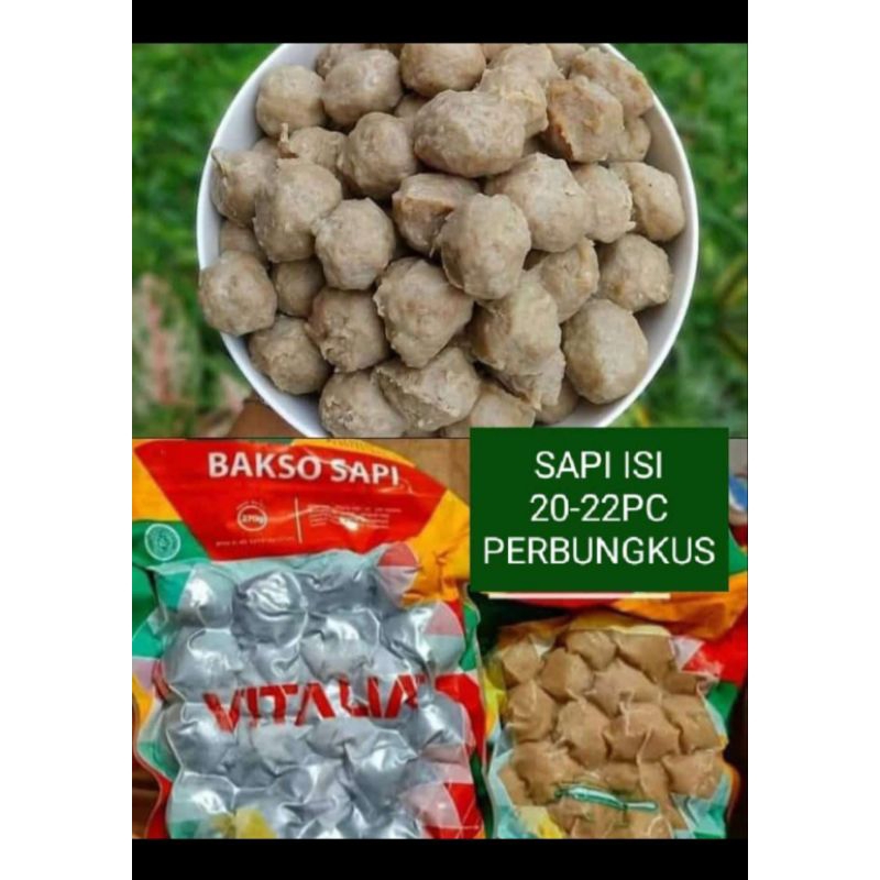 Jual Bakso vitalia daging sapi frozen food | Shopee Indonesia