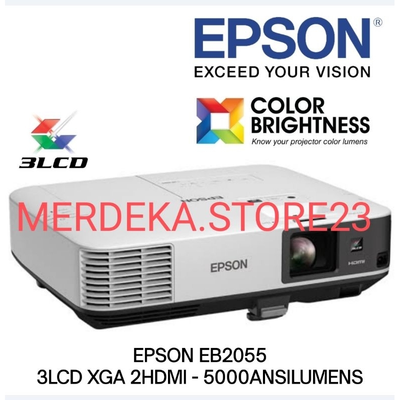 Jual EPSON EB-2055 PROYEKTOR EPSON EB2055 / ESPSON EB 2055 XGA 5000 ...