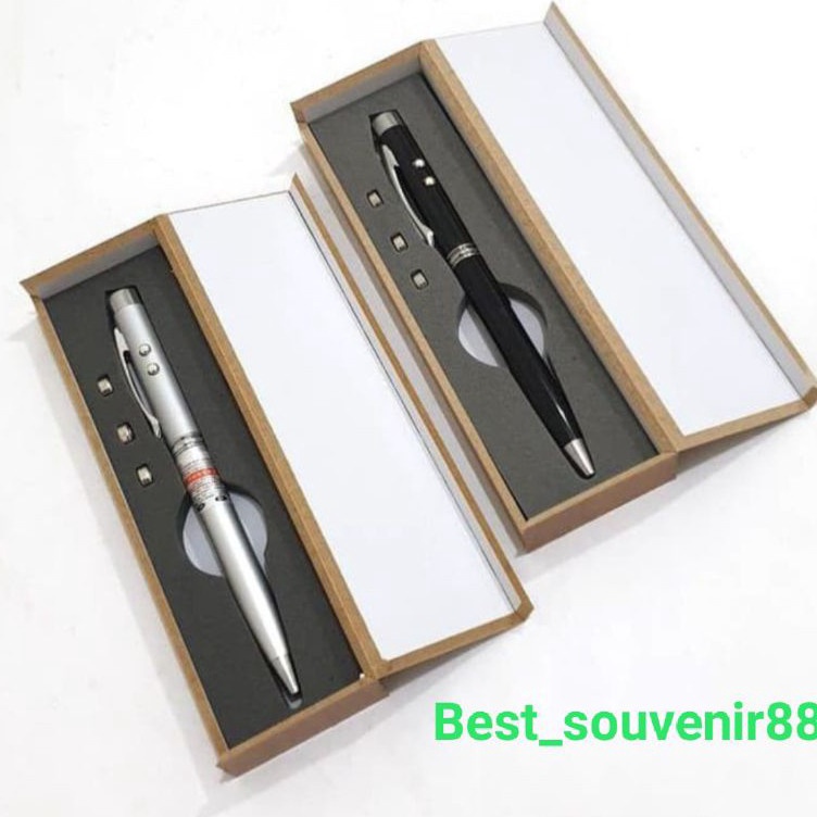 Jual Harga Promo Pulpen Pointer Laser Merah 3 in 1 Ballpoint 3 fungsi ...