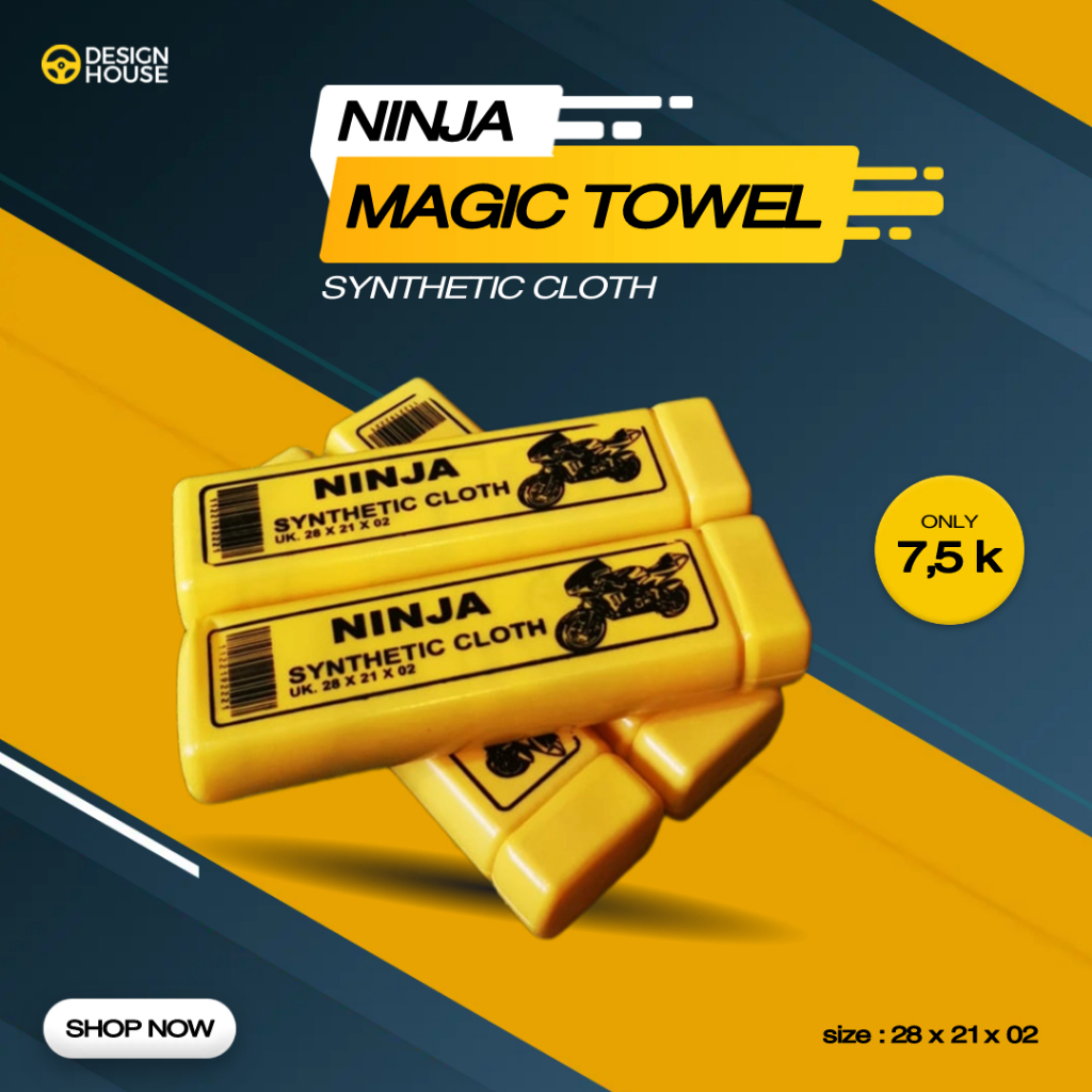 Jual NINJA Magic Towel Lap Serbaguna | Shopee Indonesia