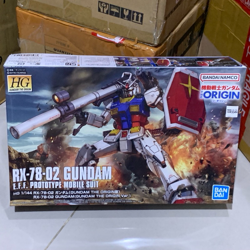 Jual HG RX 78-2 GUNDAM The Origin Ver. Bandai | Shopee Indonesia