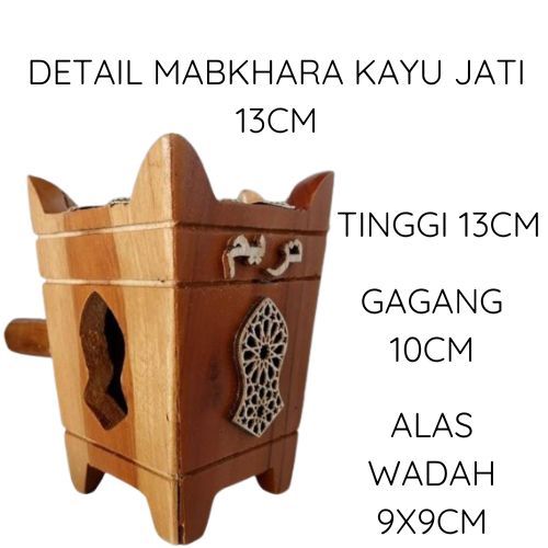 Jual prapen kayu jati muda tinggi 13cm wadah pengharum ruangan dupa ...