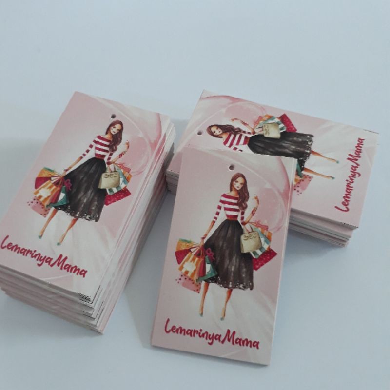 Jual hang tag custom / hand tag / label baju / hangtag hangtag label ...