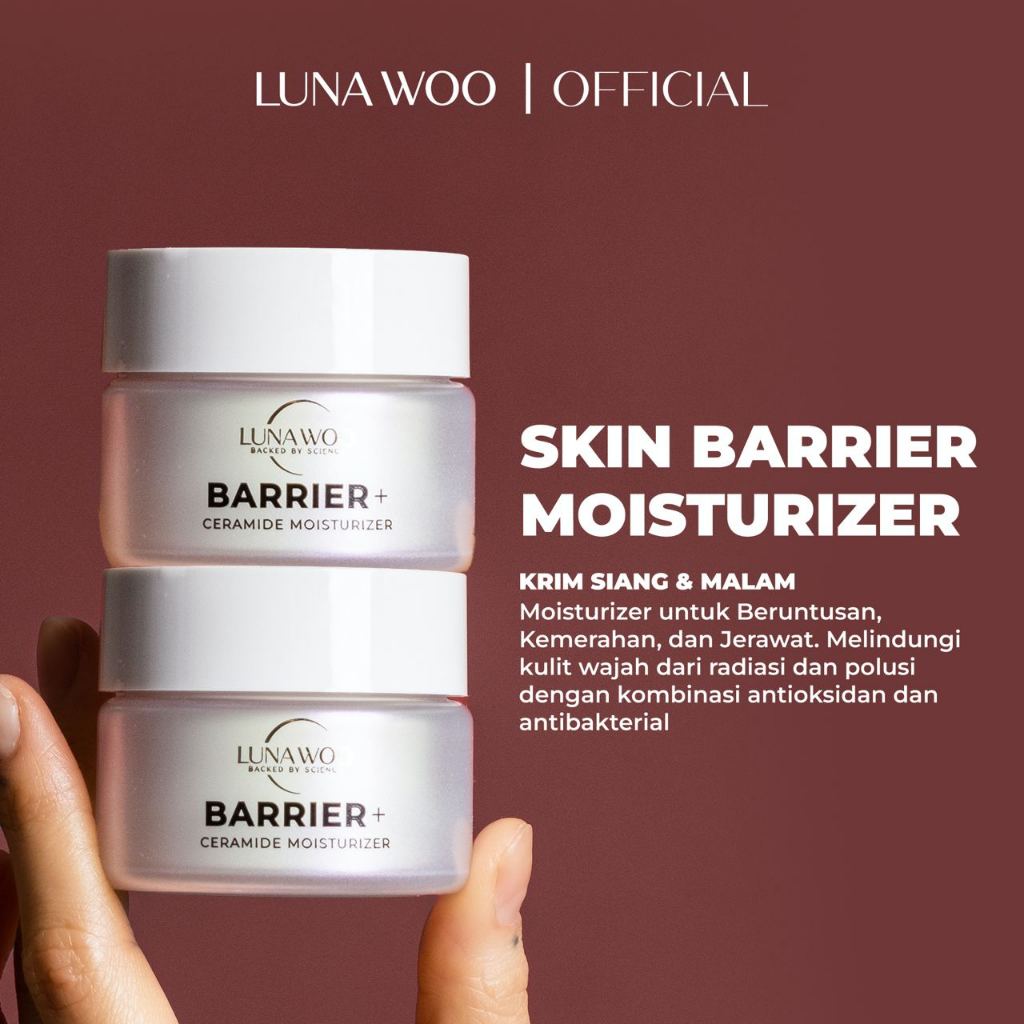 Jual Luna Woo Bundle Package Barrier+ Ceramide Moisturizer 28gr 2pc ...
