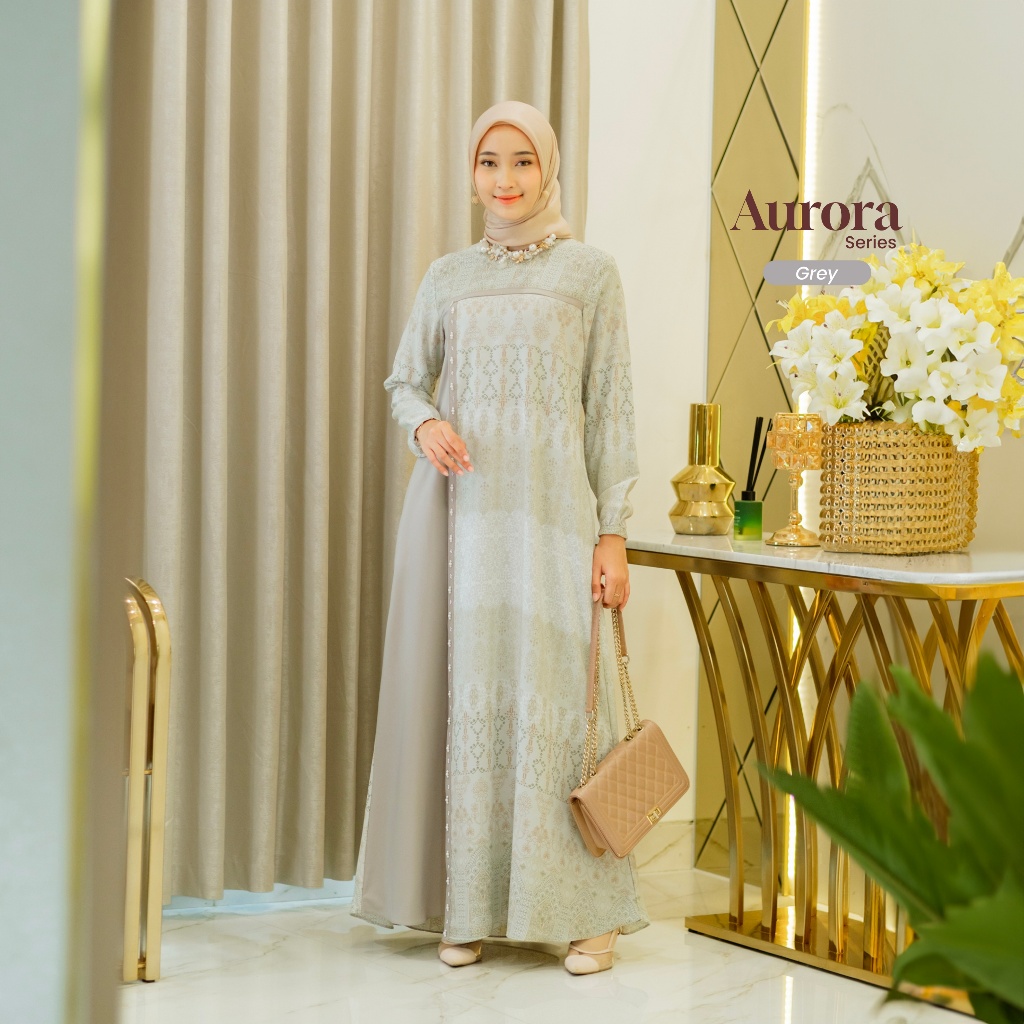 Jual Aurora Gamis Payet Couple Premium Special Series (GAMIS SAJA ...