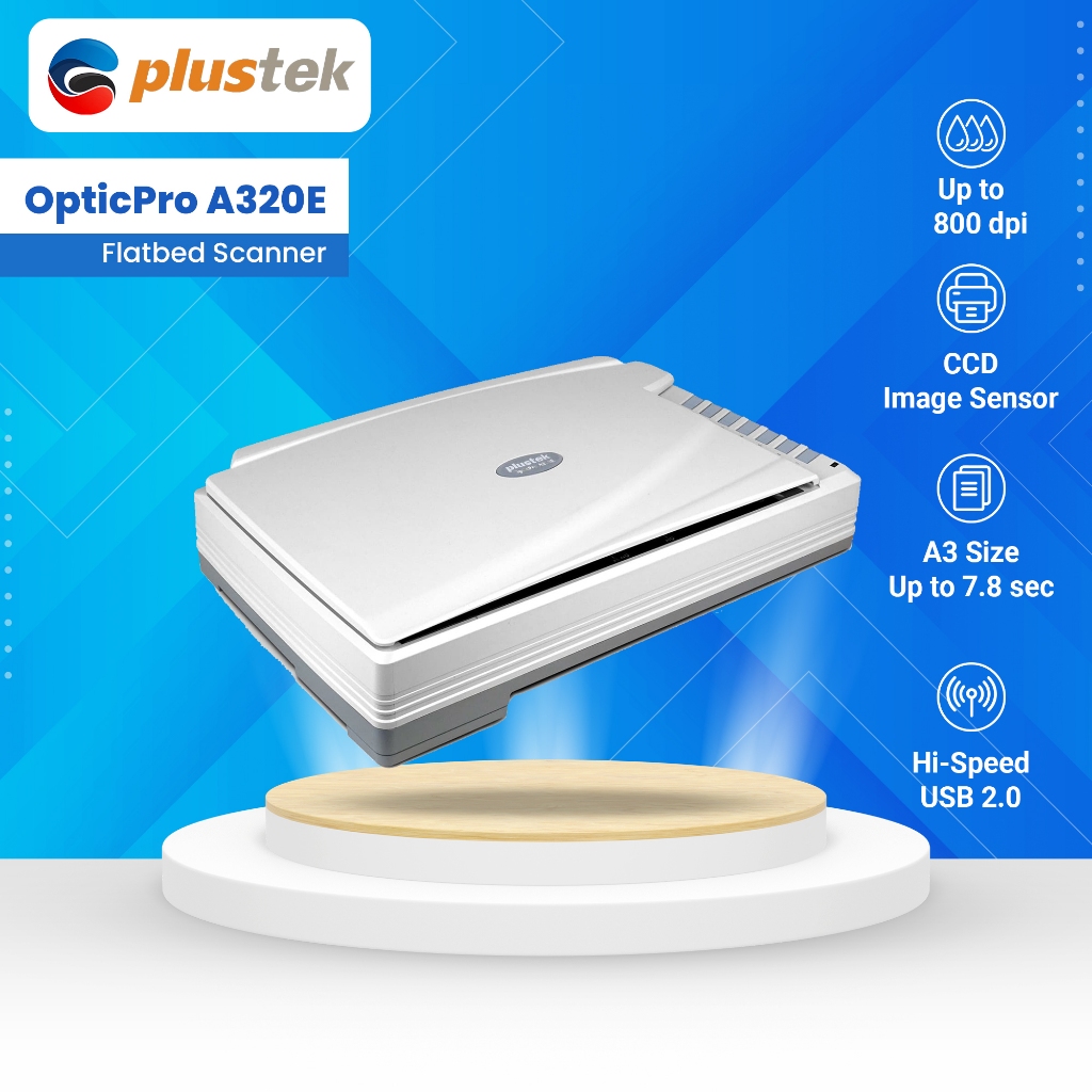 Jual PLUSTEK Scanner OpticPro A320E - 7,8 Detik/lembar (A3 ) | Shopee ...