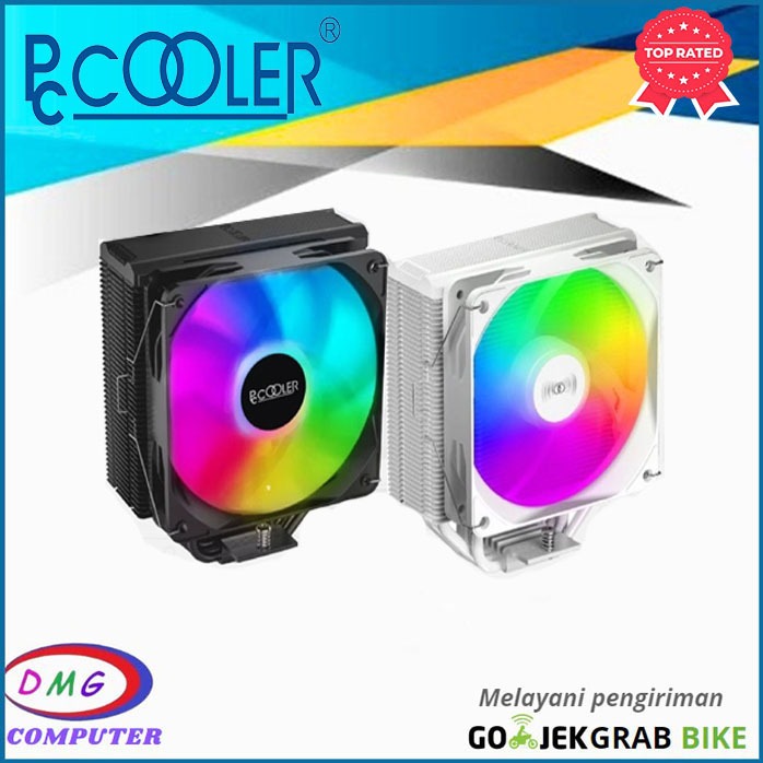 Jual CPU Cooler PCCooler PALADIN EX400 ARGB White 4 Heatpipes | Shopee ...