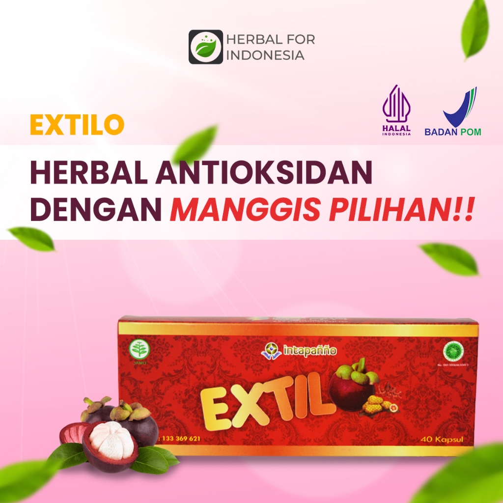 Jual EXTILO Obat Herbal Antioksidan Diabetes Kolesterol 40 Kapsul ...