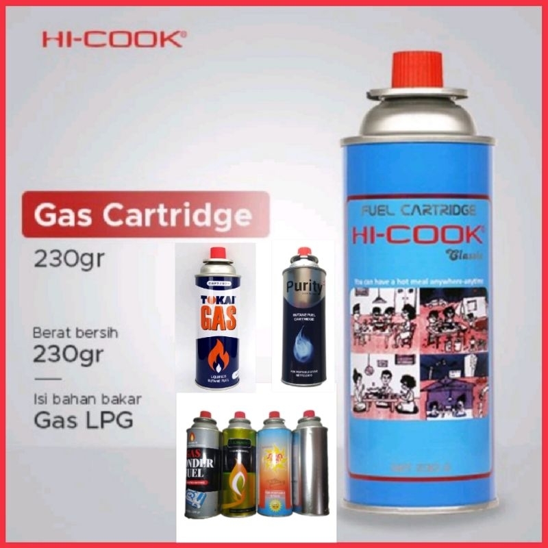 Jual Gas Hi Cook 230 gram Tokai Hi-Cook | Shopee Indonesia