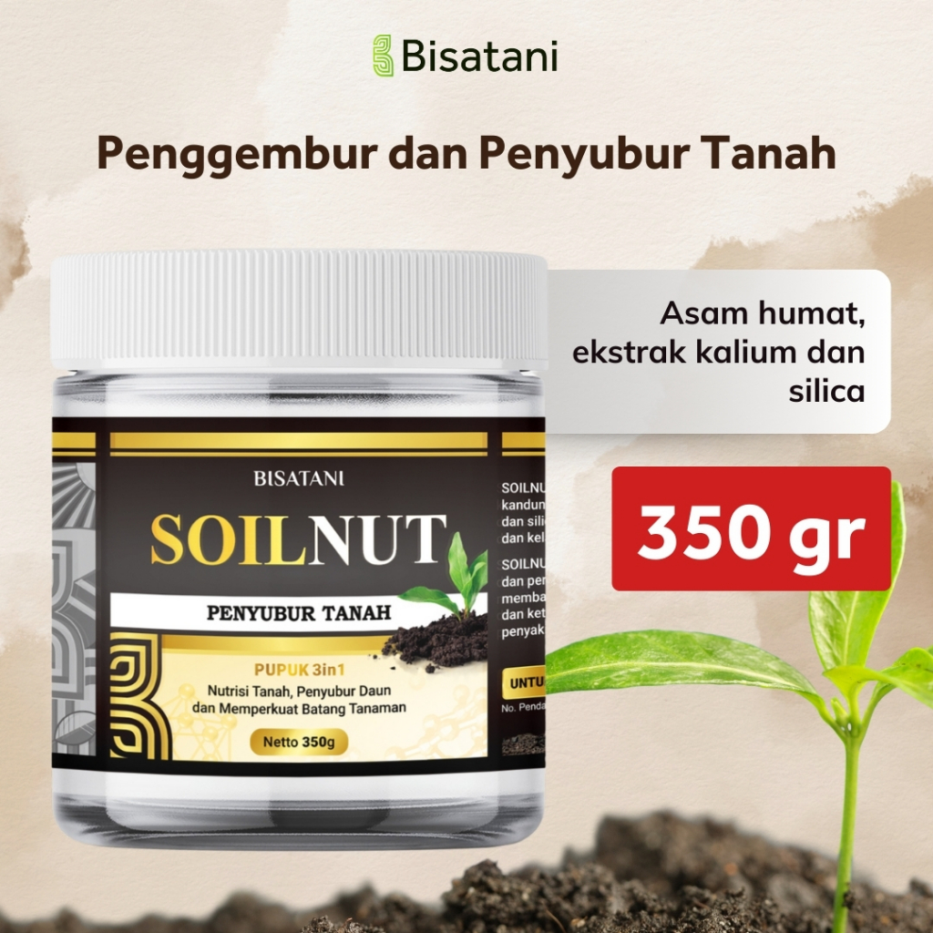 Jual Bisatani - SOILNUT Humic Acid Plus Kalium Pembenah Tanah Penyubur ...