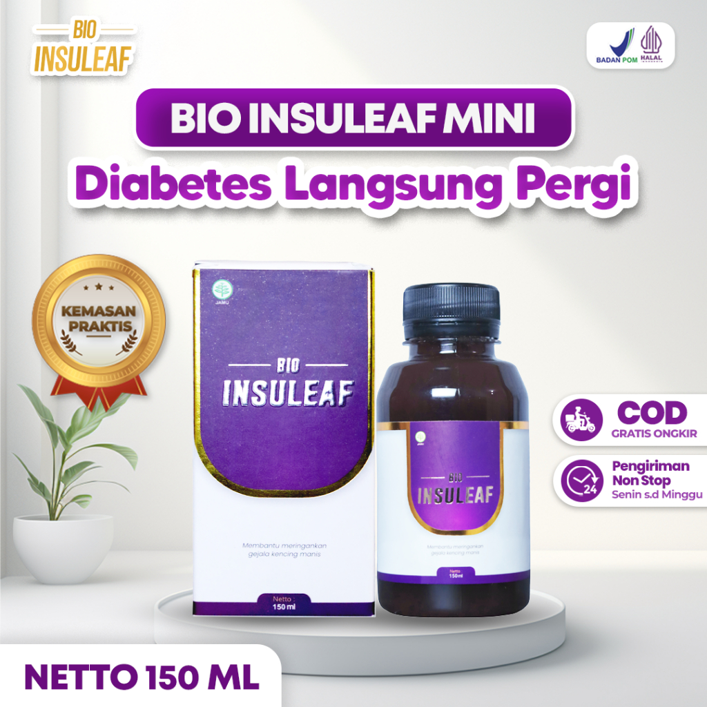 Jual Paket 2 Botol Bio Insuleaf Mini : Insulin Alami Solusi Atasi ...