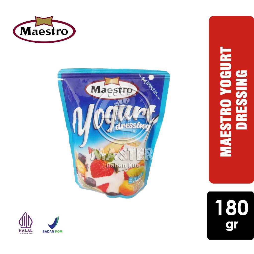 Jual Yogurt Dressing Maestro / Saus Salad Buah [Pouch 180 gr] | Shopee ...