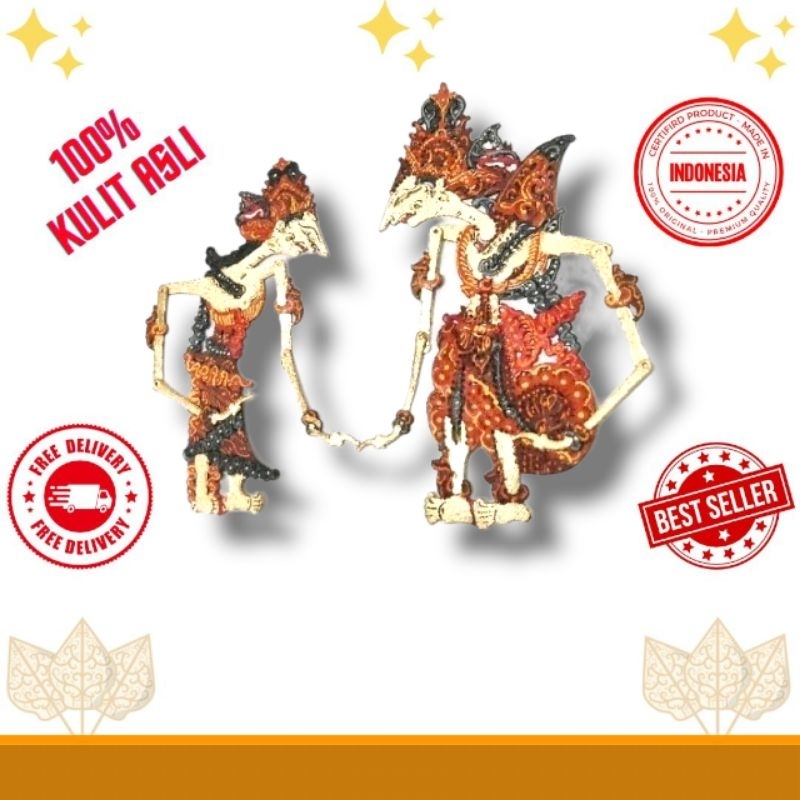 Jual WAYANG RAMA SINTA WAYANG MAHAR WAYANG KULIT 15CM WAYANG PASANGAN ...