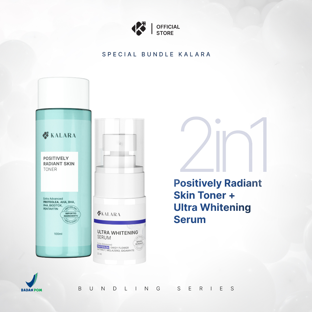 Jual Kalara - Bundling Positively Radiant Skin Toner With Proteolea ...