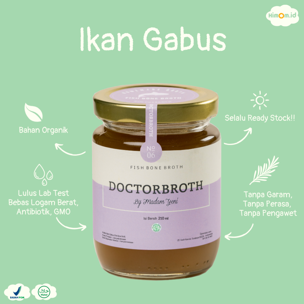 Jual Kaldu Tulang Doctor Broth - Fish Bone Broth - Kaldu Ikan Gabus ...