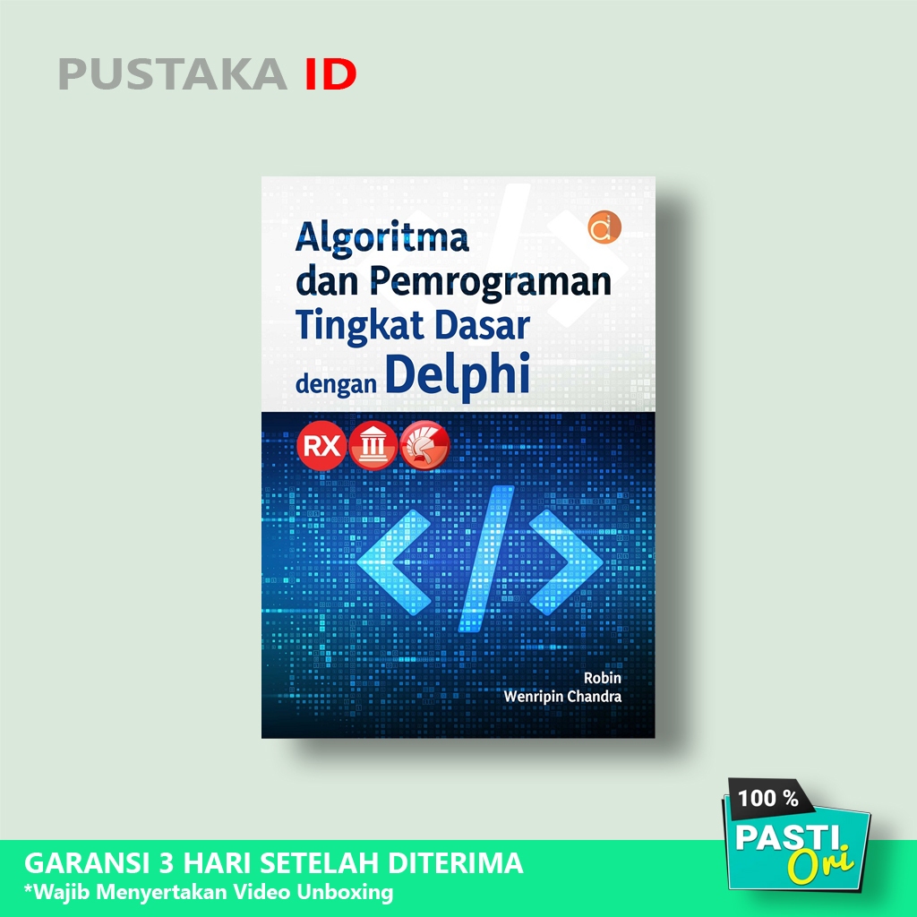 Jual Buku Algoritma dan Pemrograman Tingkat Dasar dengan Delphi - Original | Shopee Indonesia
