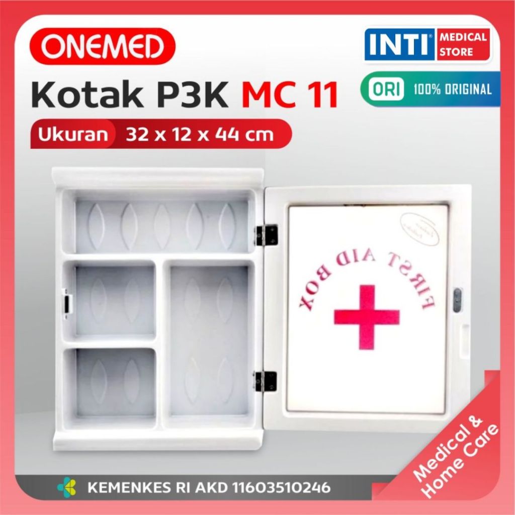 Jual Onemed | Kotak P3K MC 11 | P3K Dinding | Peralatan P3K | Shopee Indonesia