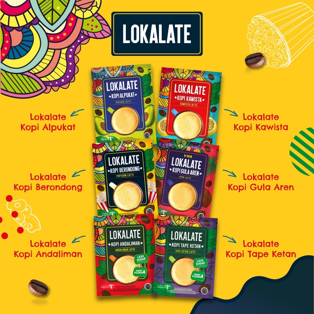 Jual LOKALATE Kopi 10Sachet x 15gr | Shopee Indonesia