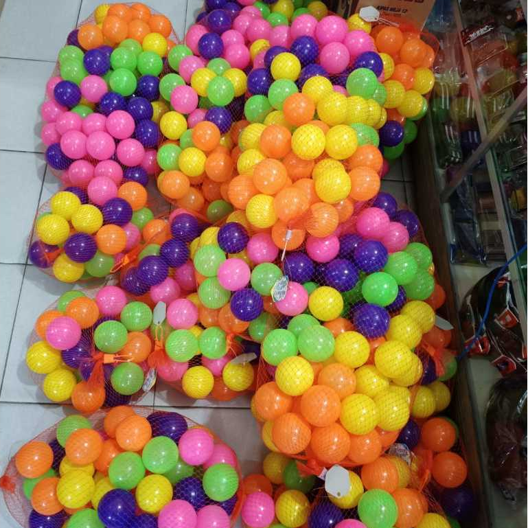 Jual Mainan Mandi Bola Anak Isi 25pcs / 50pcs / 100pcs - Mainan Mandi ...