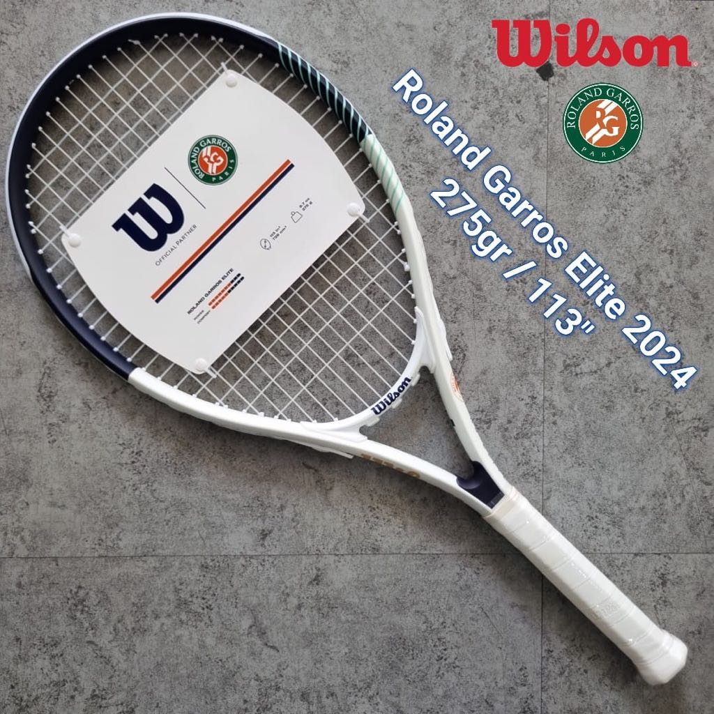 Jual Raket Tenis WILSON Rolland Garros Elite 2024 Original | Shopee Indonesia