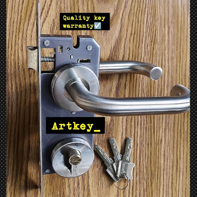 Jual KUNCI PINTU KAYU/BESI/DOOR LOCK PREMIUM 65 mm/LHD SS201 HIGH ...