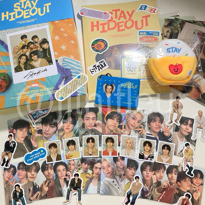 Jual sharing Stray Kids STAY Hideout Official Fanclub 4th Gen Kit ...