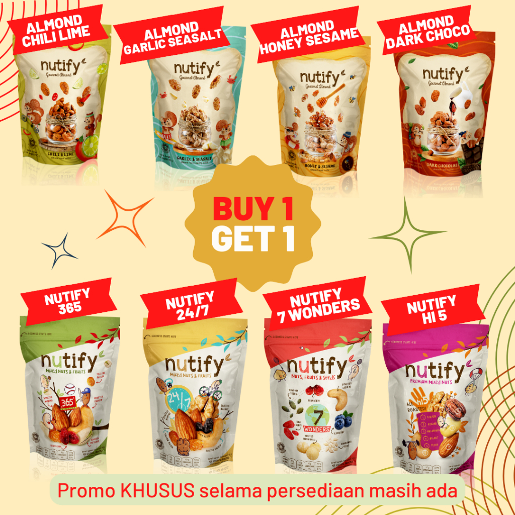 Jual BUY 1 GET 1 NUTIFY Stok Terbatas | Shopee Indonesia