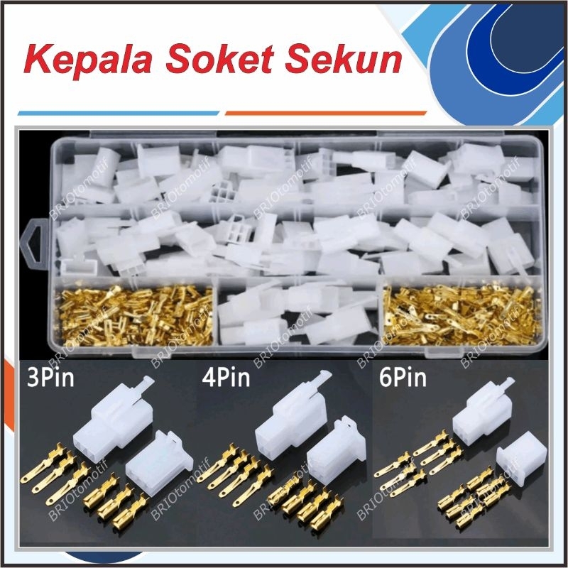 Jual SOKET PENYAMBUNG KEPALA KABEL SOCKET PIN SOCET SAMBUNGAN KONEKTOR ...