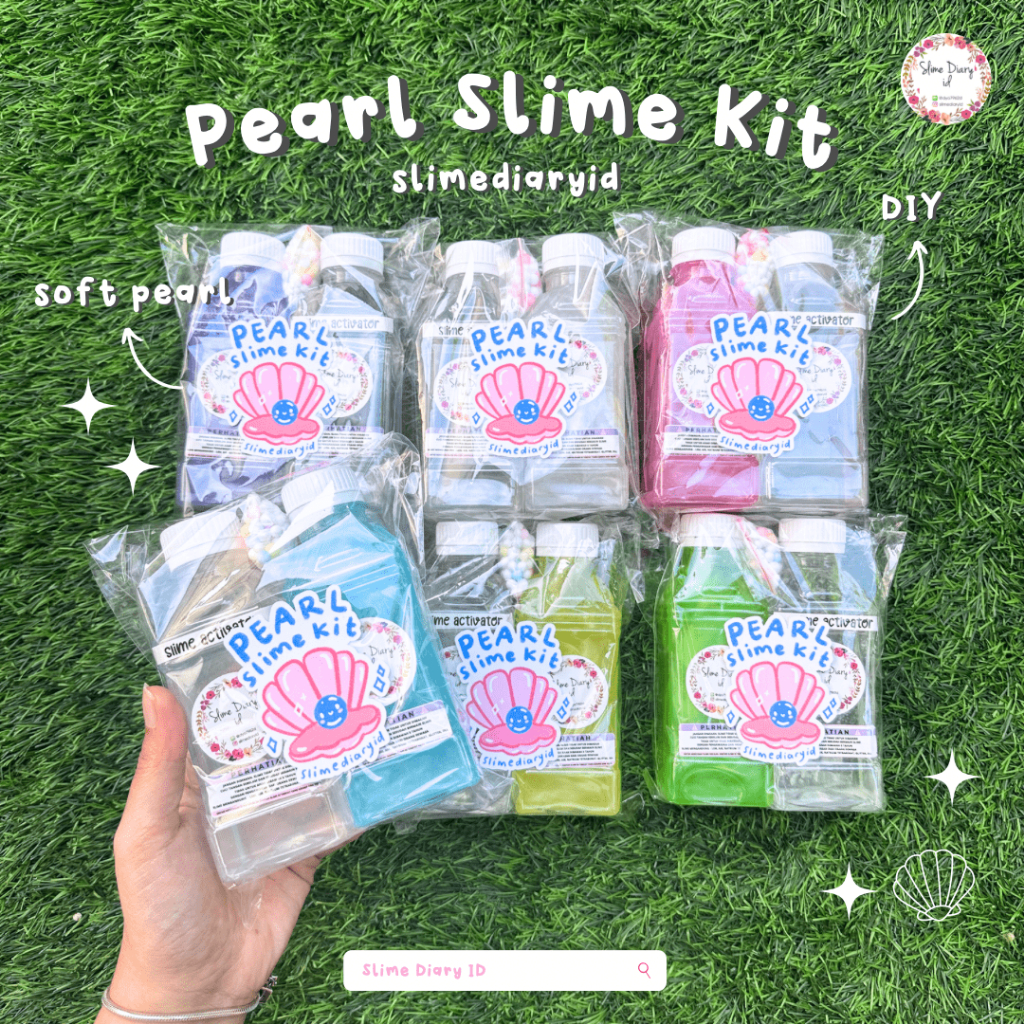 Jual Pearl Metallic Slime Kit | Shopee Indonesia
