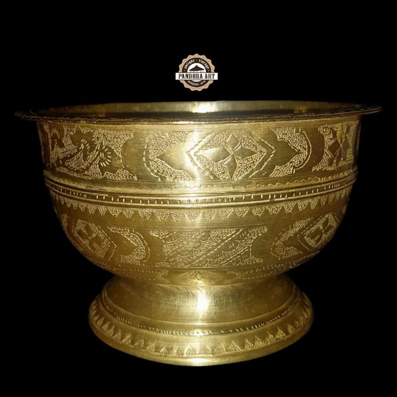 Jual Bokor kuningan ukir lawas ( B489 ) | Shopee Indonesia