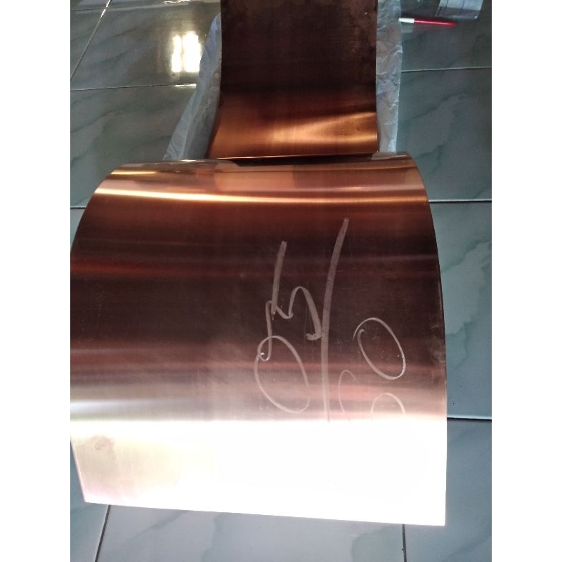 Jual plat tembaga ukuran 80x3.75cm tebal 0.5mm | Shopee Indonesia