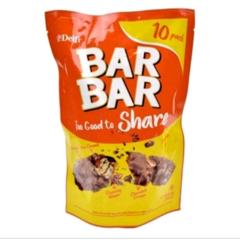 Jual Delfi BarBar snack coklat 10x8gr | Shopee Indonesia