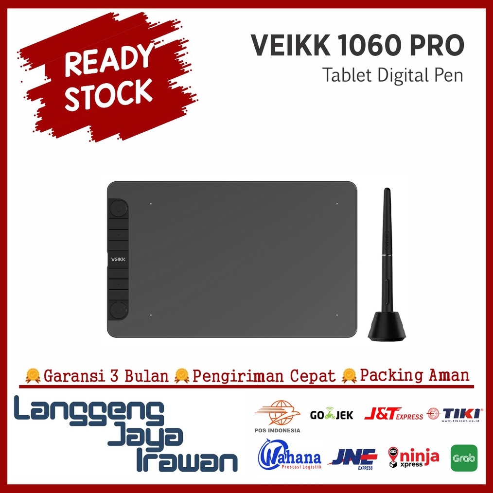 Jual KODE O25U VEIKK VK16 PRO Digital Graphic Drawing Pen Tablet 25 RPS ...