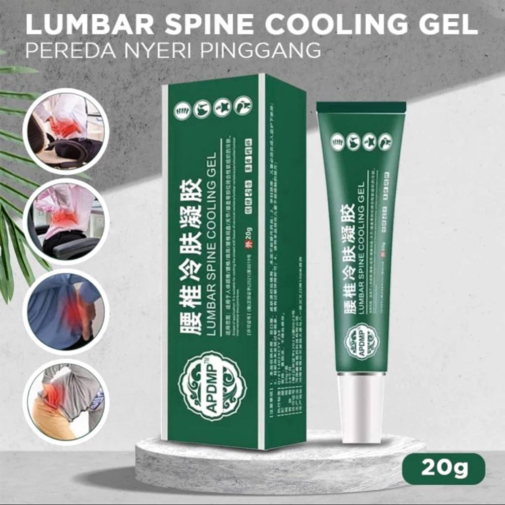 Jual Lumbar Spine Cooling Gel Cream Pereda Nyeri Tulang Sendi Otot 20g ...