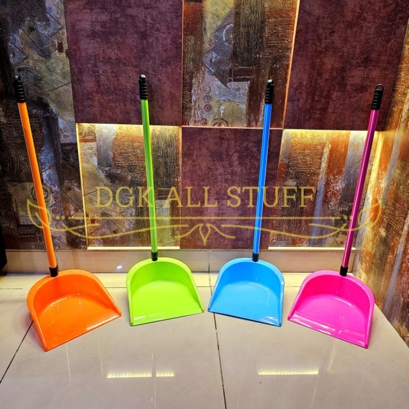 Jual Pengki Serok Serokan Dustpan Sekop Skop Sampah Gagang Panjang ...