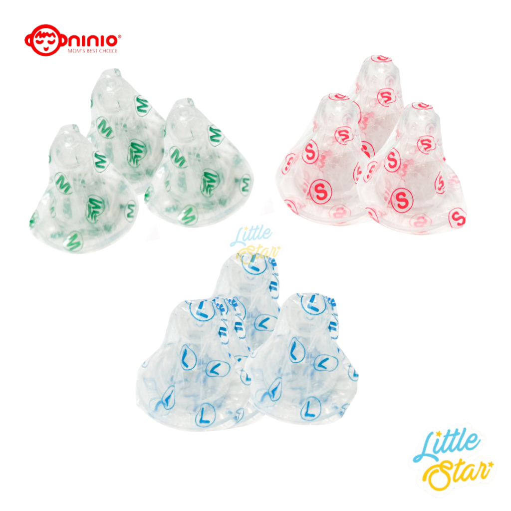 Jual 3 Pcs Set Paket Dot Botol Sumo Ninio Bayi Standard Silicone Nipple ...