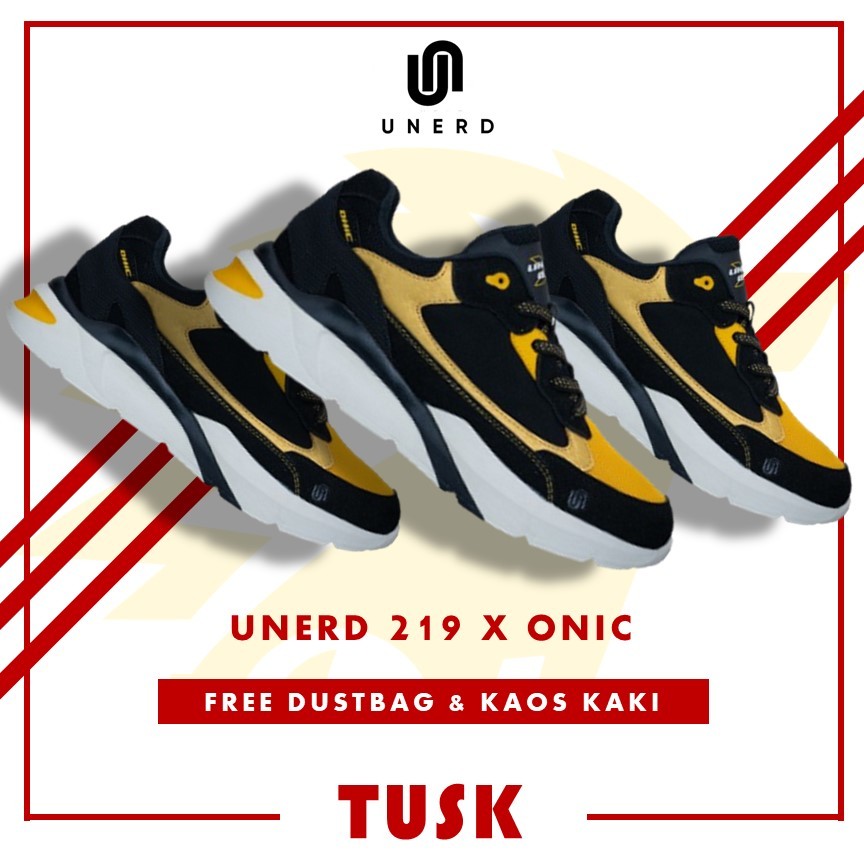 Jual Sepatu Unerd Onic Yellow Throne Original Sepatu Sneakers Casual ...