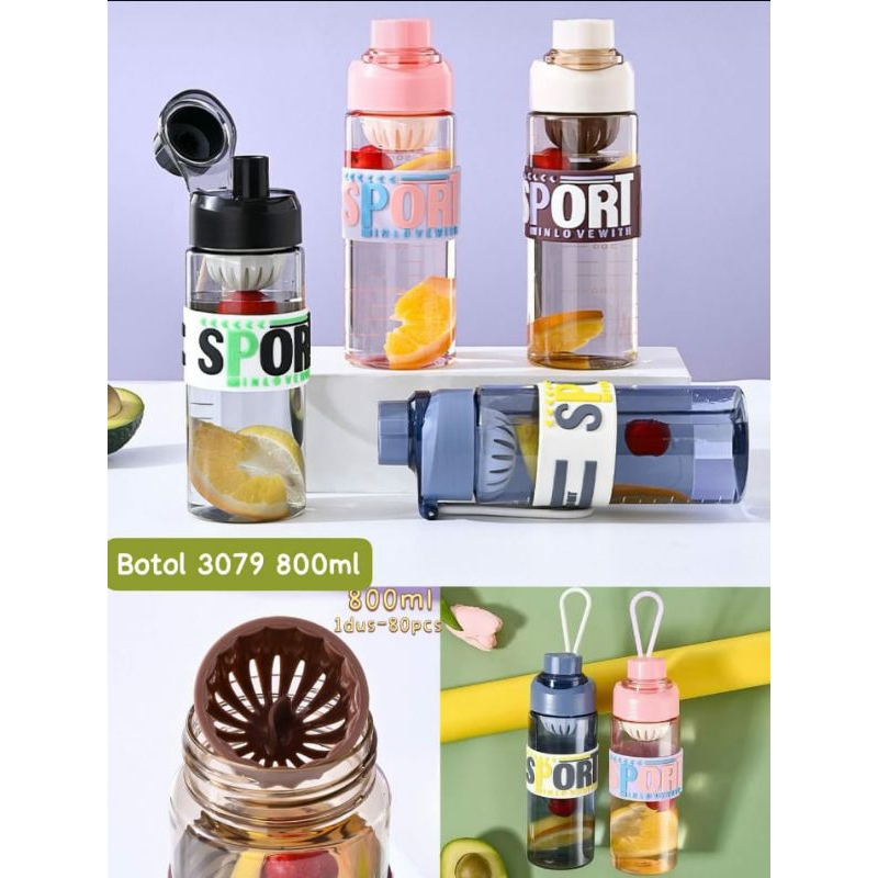 Jual Botol Minum Sport 800ml Botol Minum Anak Sekolah Dan Dewasa ...